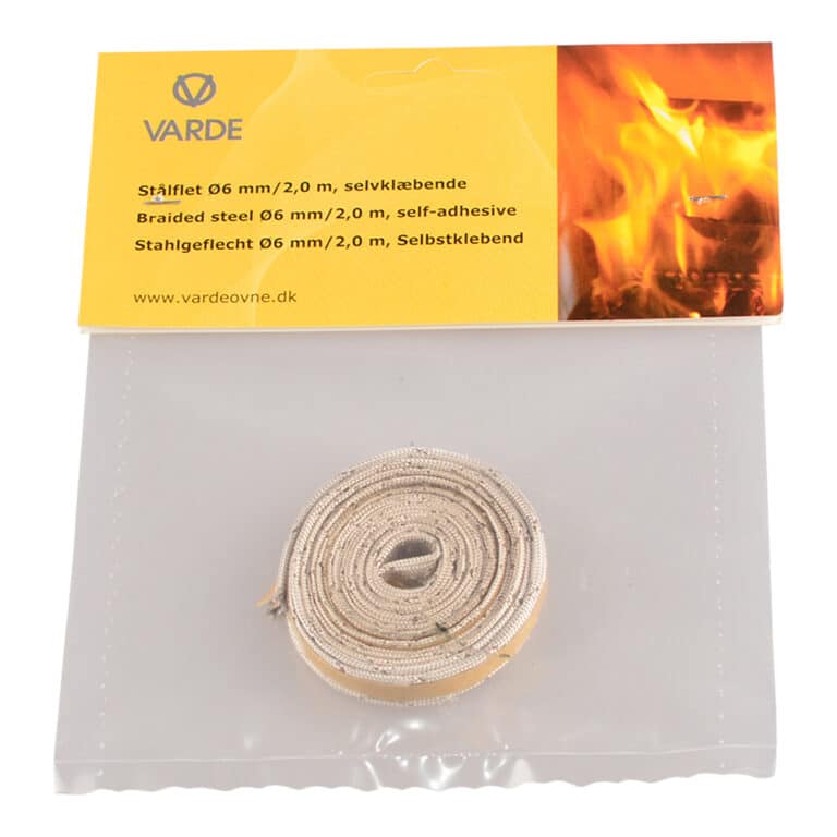 Self-adhesive, sealing rope Ø6 mm - VARDE Stoves
